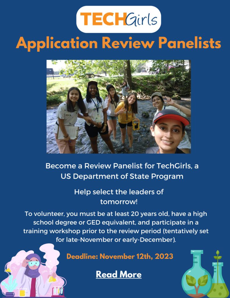 Application Review Panelists - TechGirls