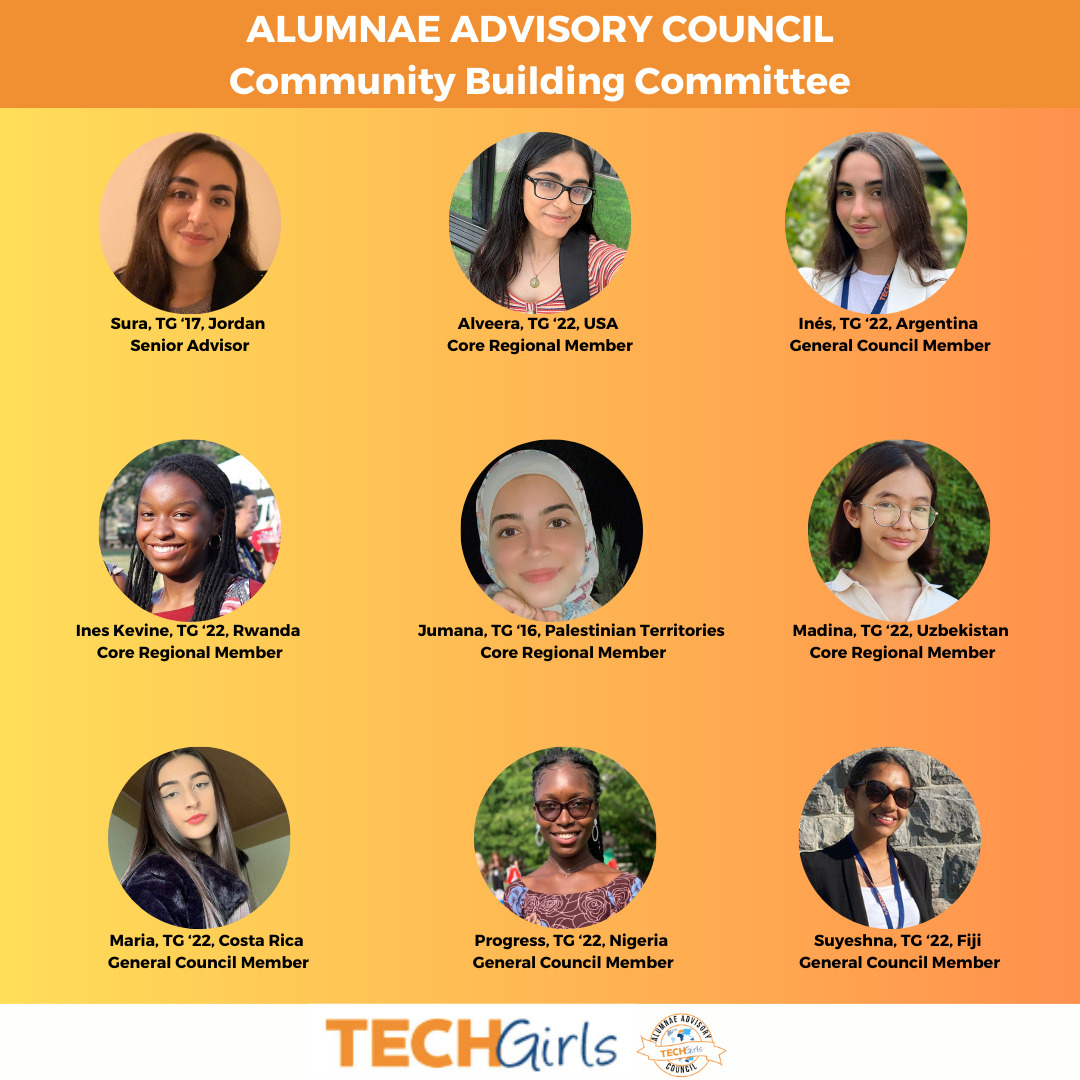TechGirls Alumnae Advisory Council Members - TechGirls